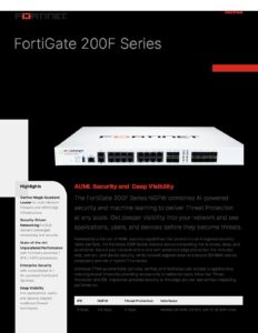 fortigate-200f-series | Firewall Security Company India